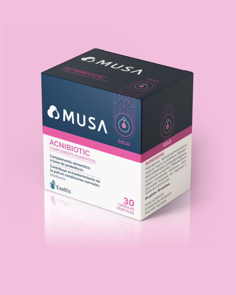 MUSA ACNIBIOTIC: Probióticos para el acné
